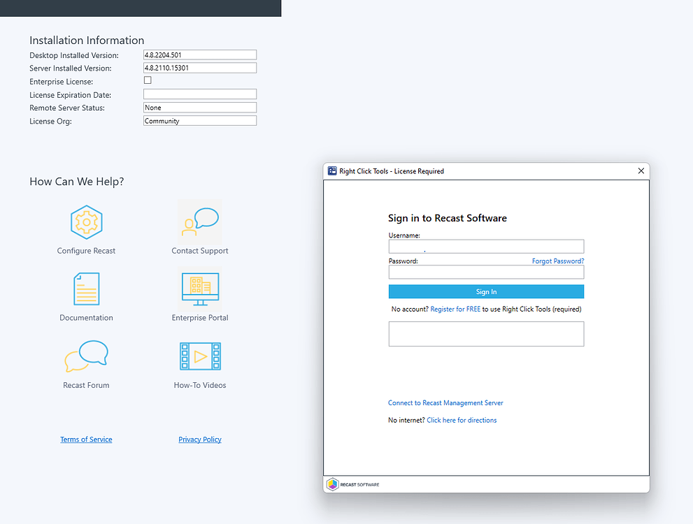 Recast Community Tools Keeps Prompting For License Recast Software Discourse